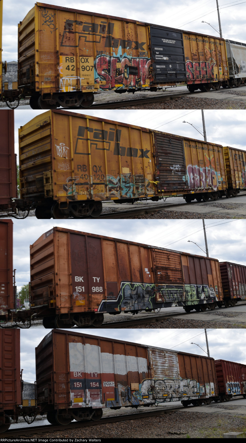 RBOX BKTY Boxcars